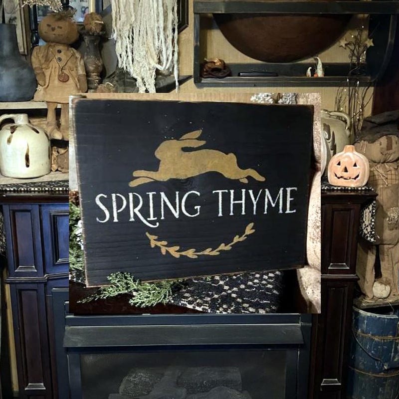 Thyme Sign - Etsy