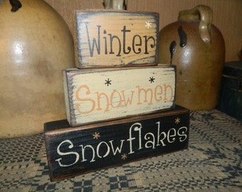 Primitive Sign Block | Etsy