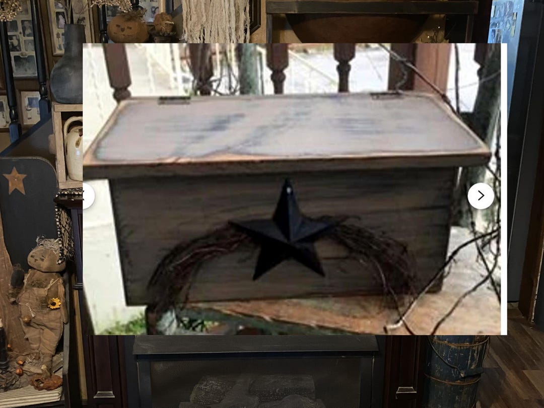 Primitive Mailbox, Handmade Rustic Wood Mailbox - Etsy