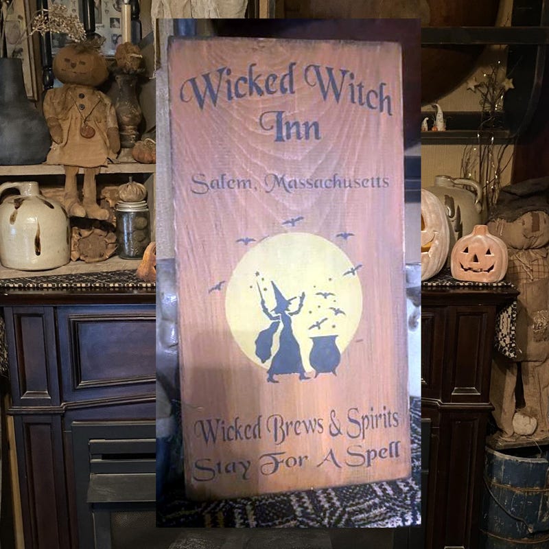 Wicked Witch Sign - Etsy