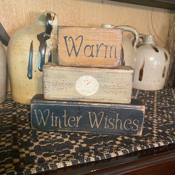 Primitive Winter - Etsy