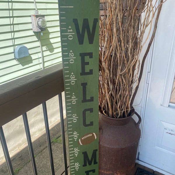 Football Porch Sign - Etsy