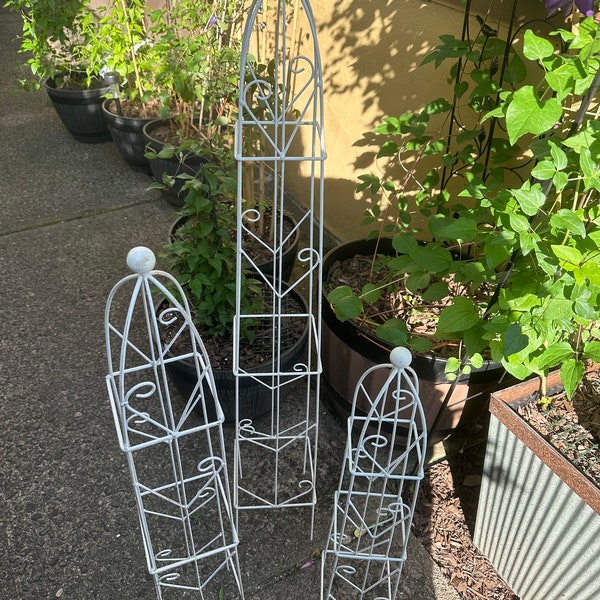 Garden Obelisk - Etsy