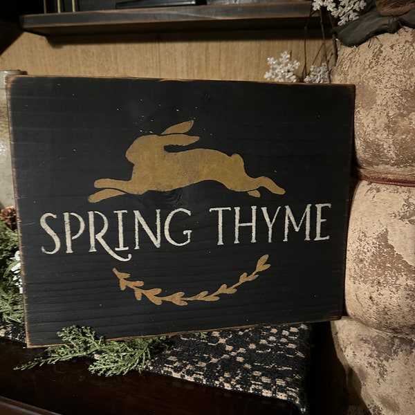 Thyme Sign - Etsy