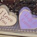 VALENTINE SWEETHEART BLOCKS Primitive Block Sign - Etsy