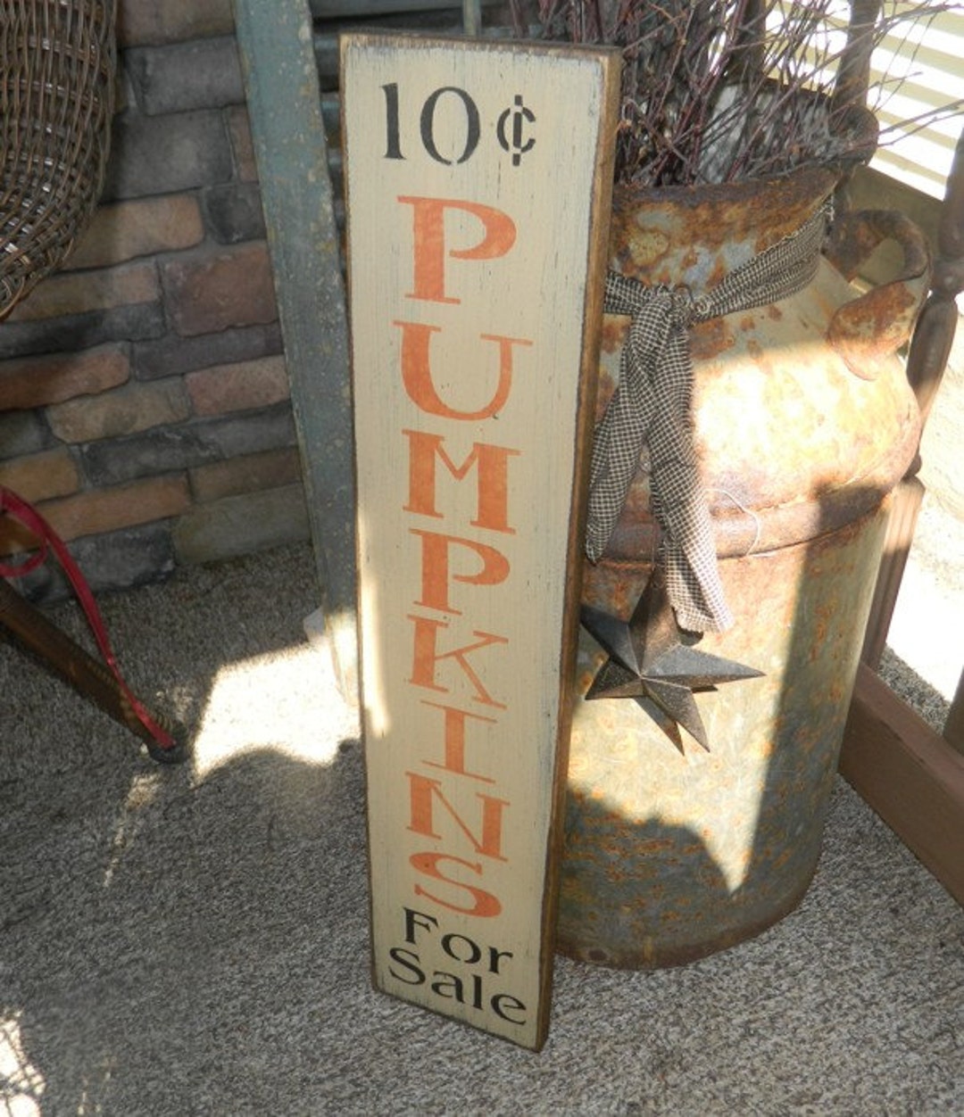 Pumpkins for Sale Primitive Sign - Etsy