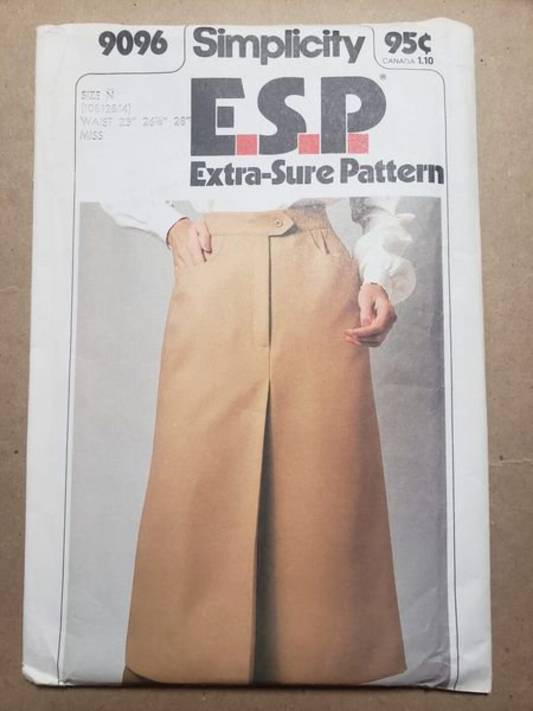 Vintage Simplicity Extra-sure Pattern Skirt Pattern Size N 10/12/14 - Etsy