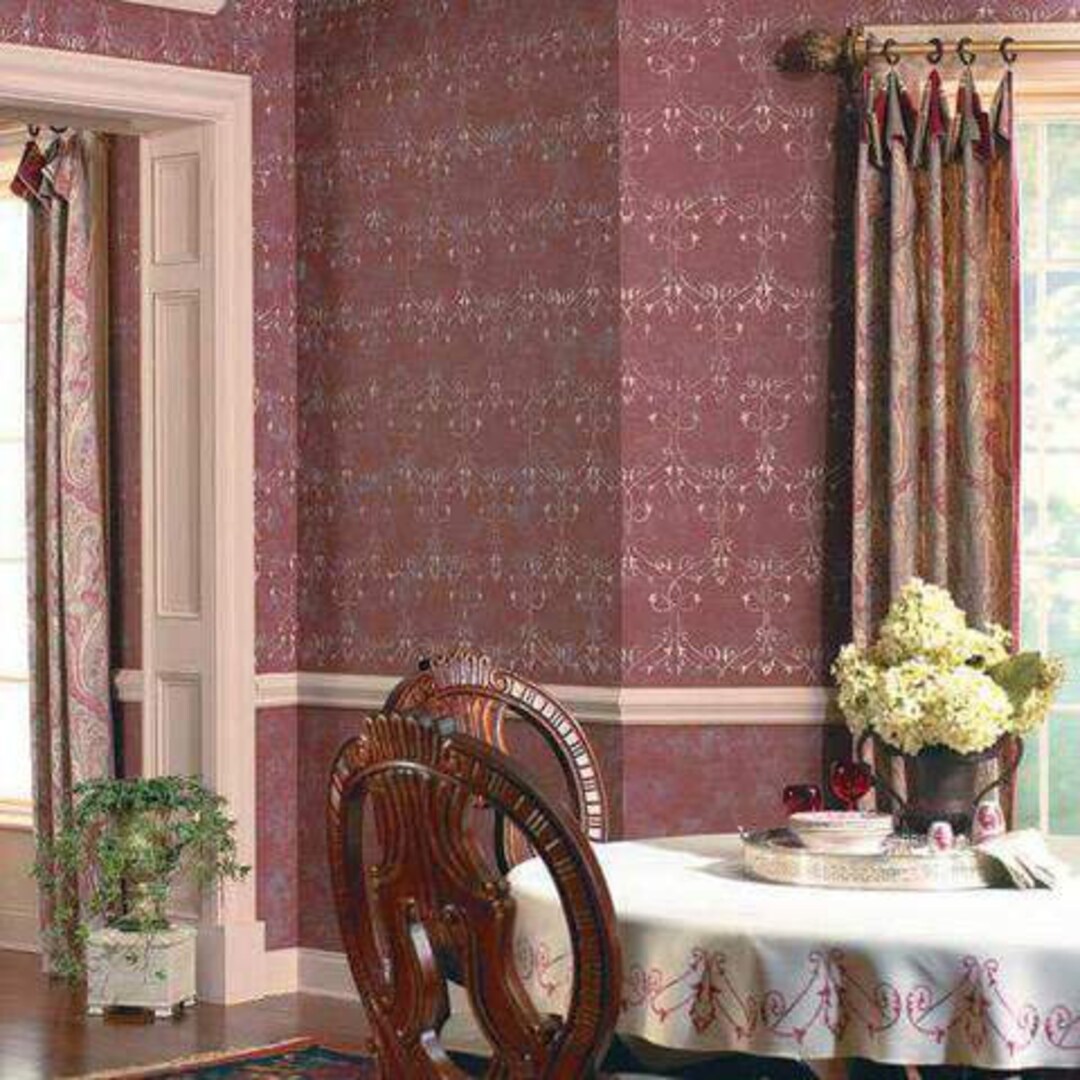 Filigree Wall Stencil | Floor Stencil | Patio Stencil | Furniture ...