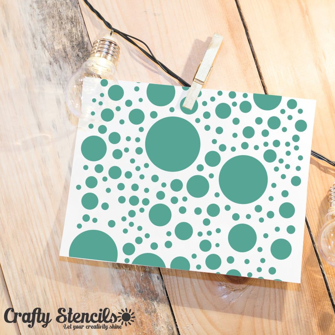 Orbs Mini Craft Stencil | Reusable Stencil | Craft Stencil | Geometric ...