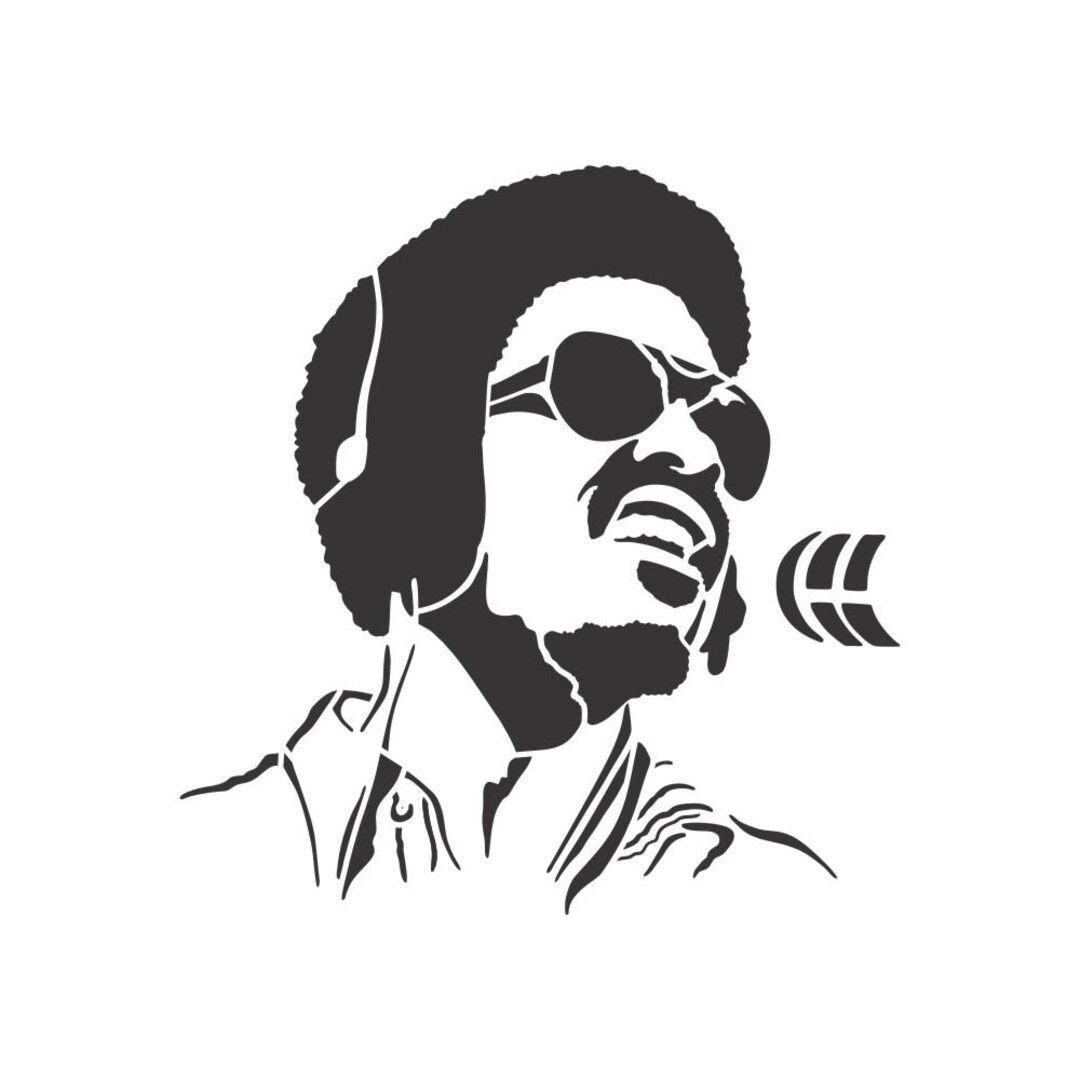 Stevie Icons Collection Stencil by Bill Burns | Fabric Stencil ...