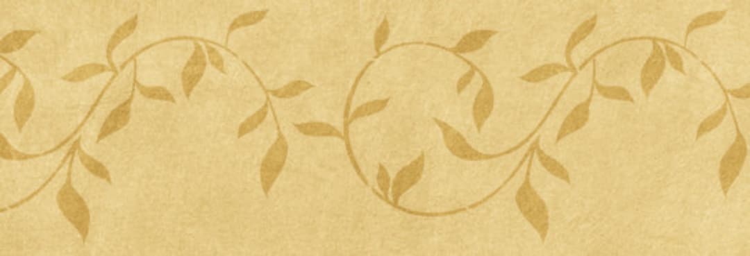 Leaf Scroll Border Stencil | DIY Stencil | Wall Stencil | Floor | Patio | Furniture | Porch ...