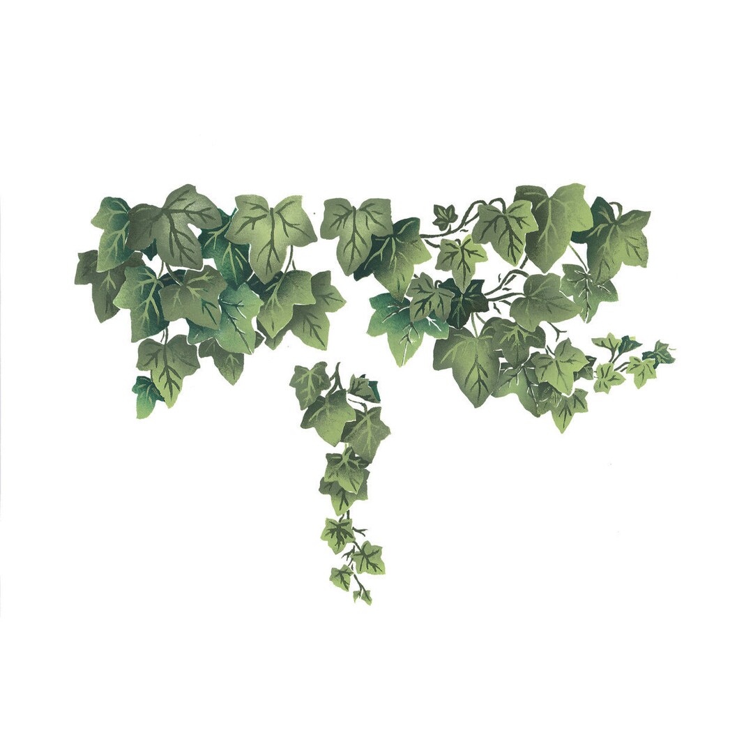 Wall Ivy Wall Stencil by Deesigns | Fabric Stencil | Furniture Stencil ...