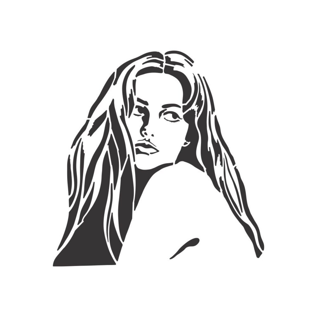 Claudia Icons Collection Stencil by Bill Burns | Fabric | Furniture ...