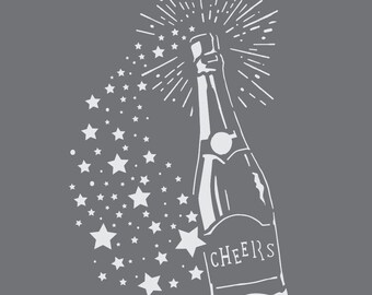 The Toast Craft Stencil Reusable Stencil Craft Stencil | Etsy