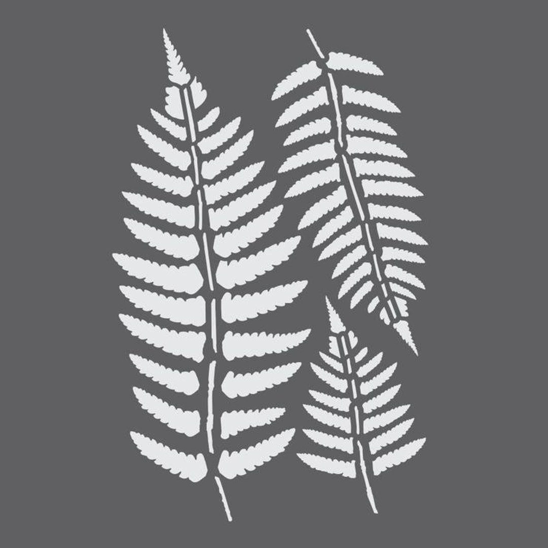 Vintage Ferns Craft Stencil | DIY Stencil | Fabric Stencil | Furniture ...