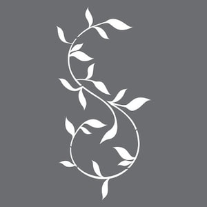 Leaf Scroll Border Stencil | DIY Stencil | Wall Stencil | Floor | Patio | Furniture | Porch ...