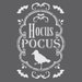 Hocus Pocus Halloween Craft Stencil Wall Stencil Accent Stencil Fall ...