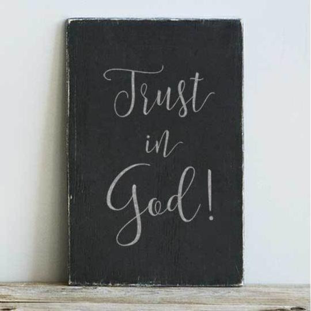 Trust in God Craft Stencil | Designer Stencils | DIY Stencil | Fabric ...