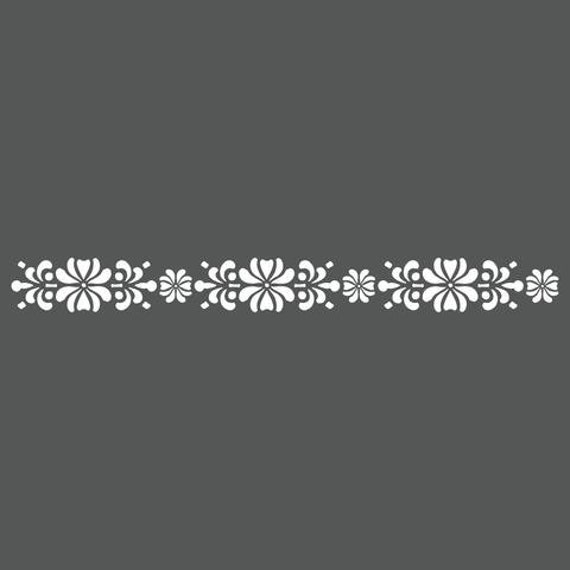 Antique Rosette Border Wall Stencil Wall Painting Stencil | Etsy