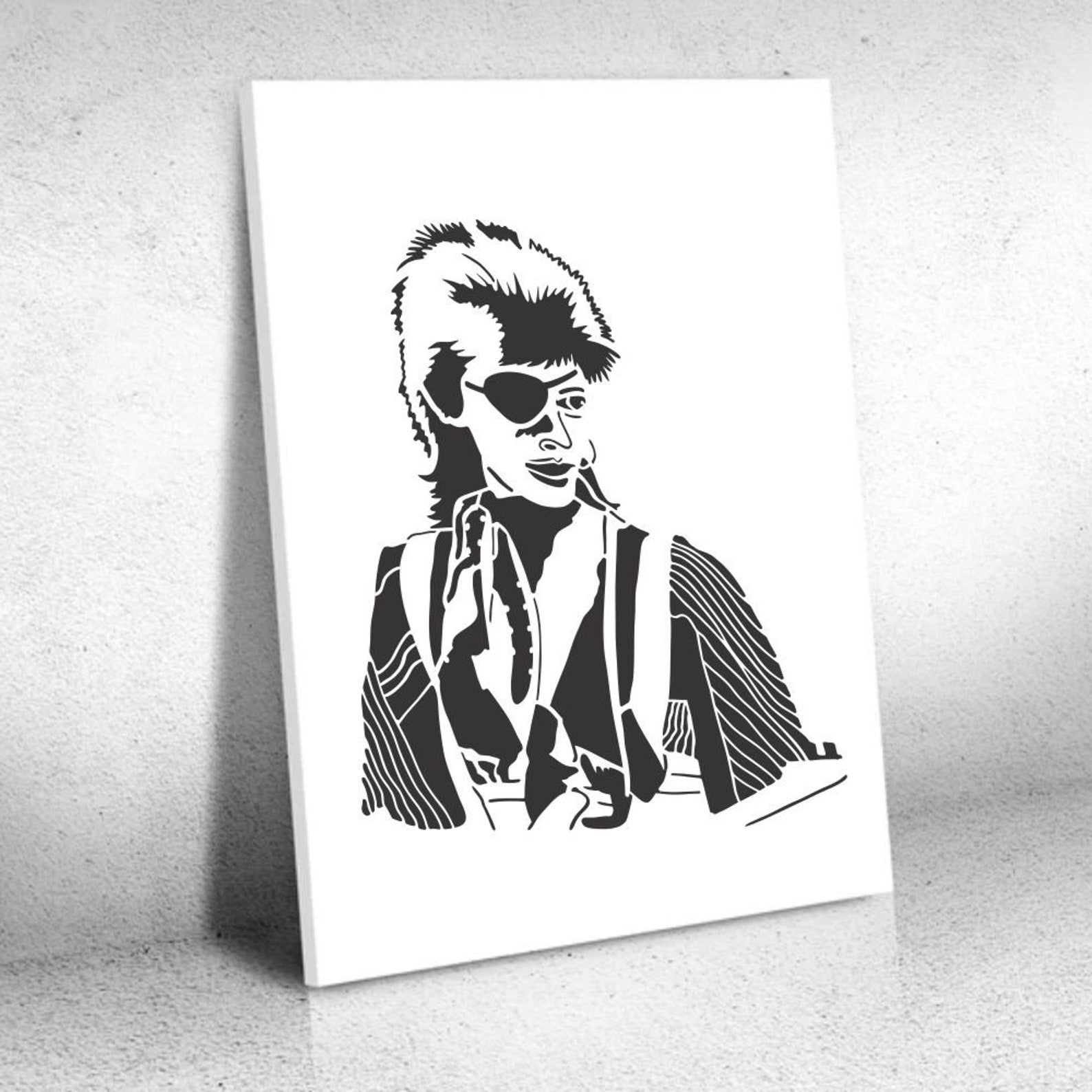 David Icons Collection Stencil by Bill Burns | Fabric | Furniture ...