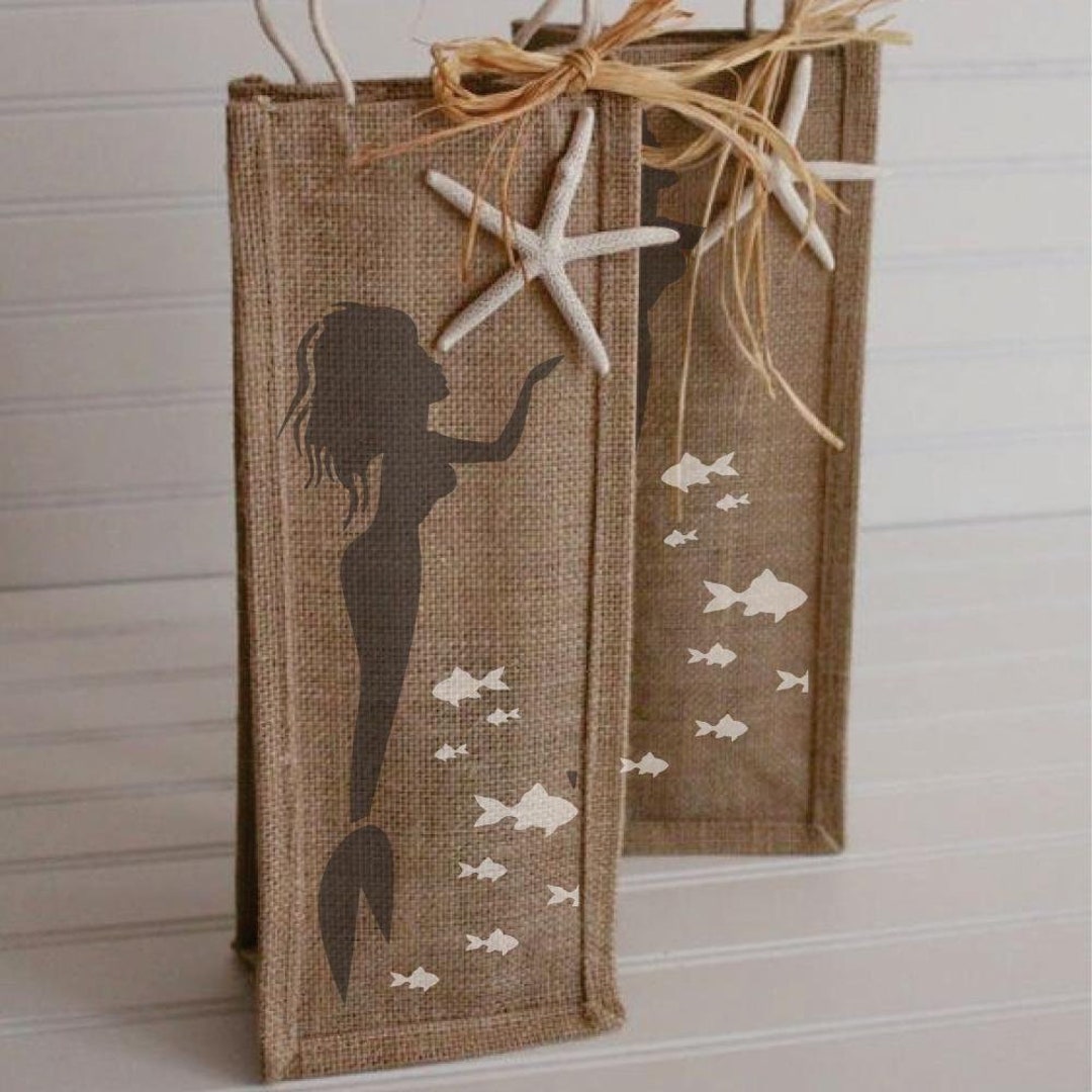 Mermaid Fabric Stencil | DIY Stencil | Craft Stencil | Furniture ...