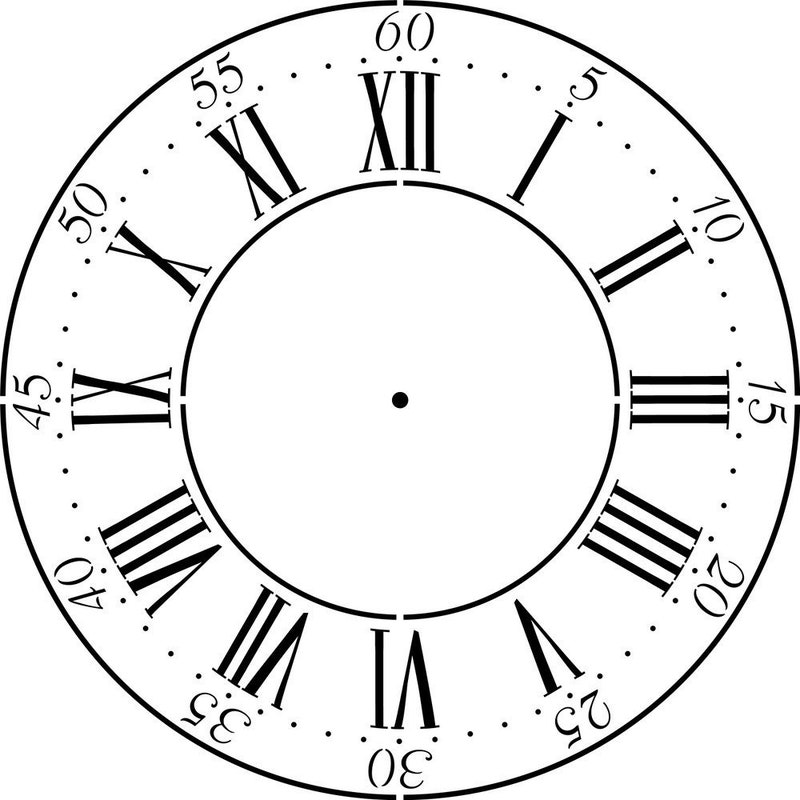 Clock Stencils - Etsy