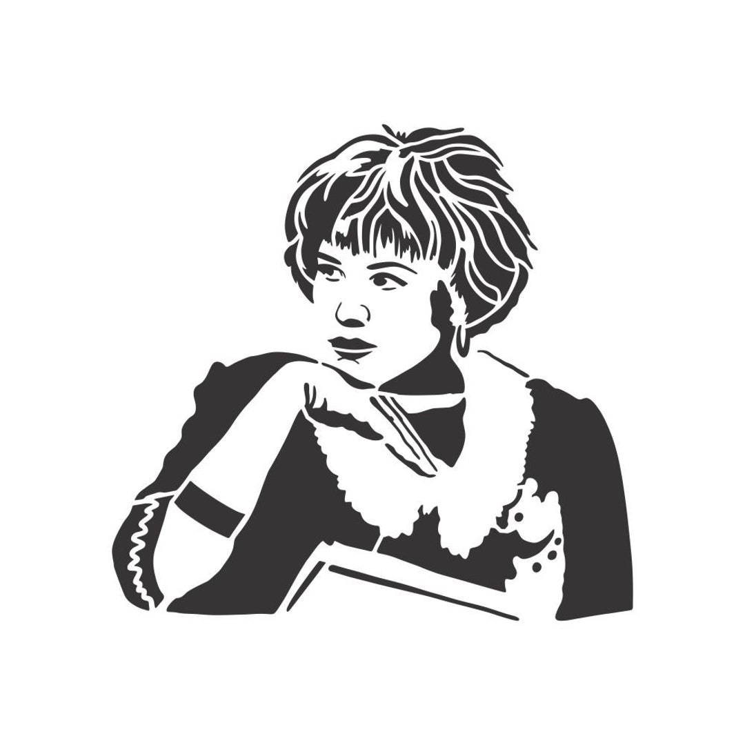 Molly Icons Collection Stencil by Bill Burns Fabric Stencil Furniture ...