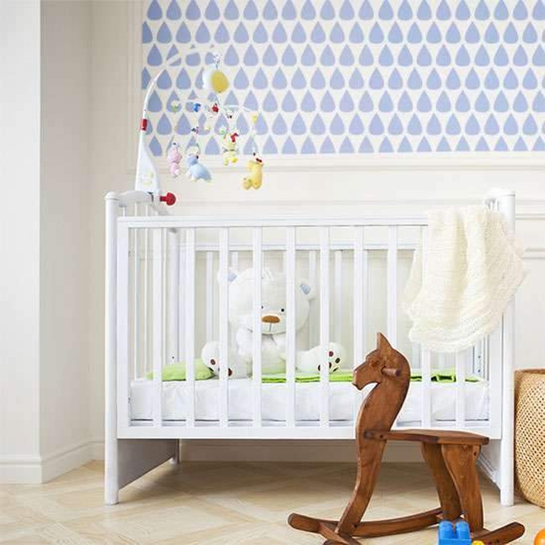 Droplets Wall Painting Stencil by Oak Lane Studio Wall - Etsy