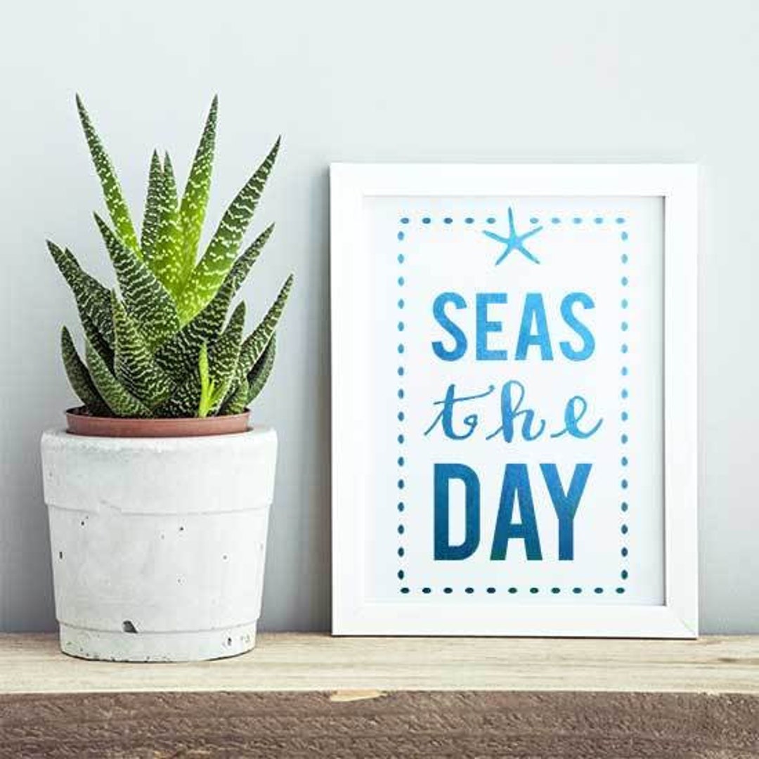 Seas the Day Wall Stencils - Etsy
