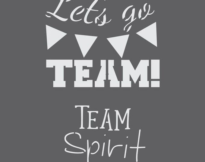 Touchdown and Tailgates Craft Stencil Reusable Stencil - Etsy