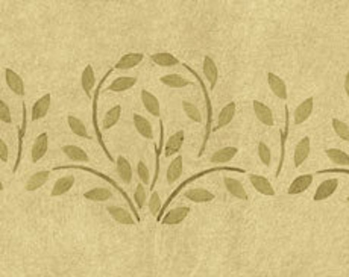 Leaf Scroll Border Stencil | DIY Stencil | Wall Stencil | Floor | Patio | Furniture | Porch ...