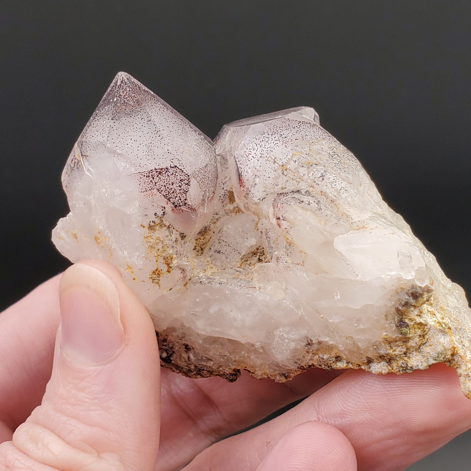 LARGE 85.9g Spotted Disco Fire Quartz Orire Quartz Cluster | Etsy