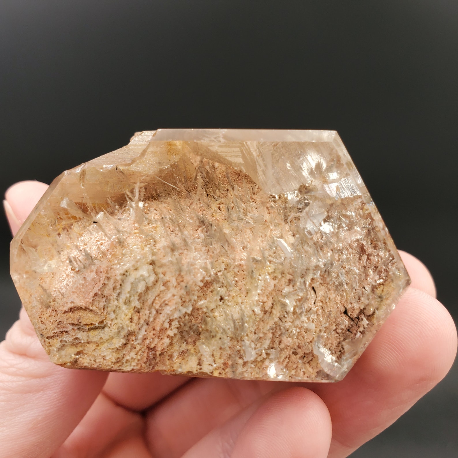 Polished Lodalite Quartz Crystal Phantom Quartz Tower Self - Etsy