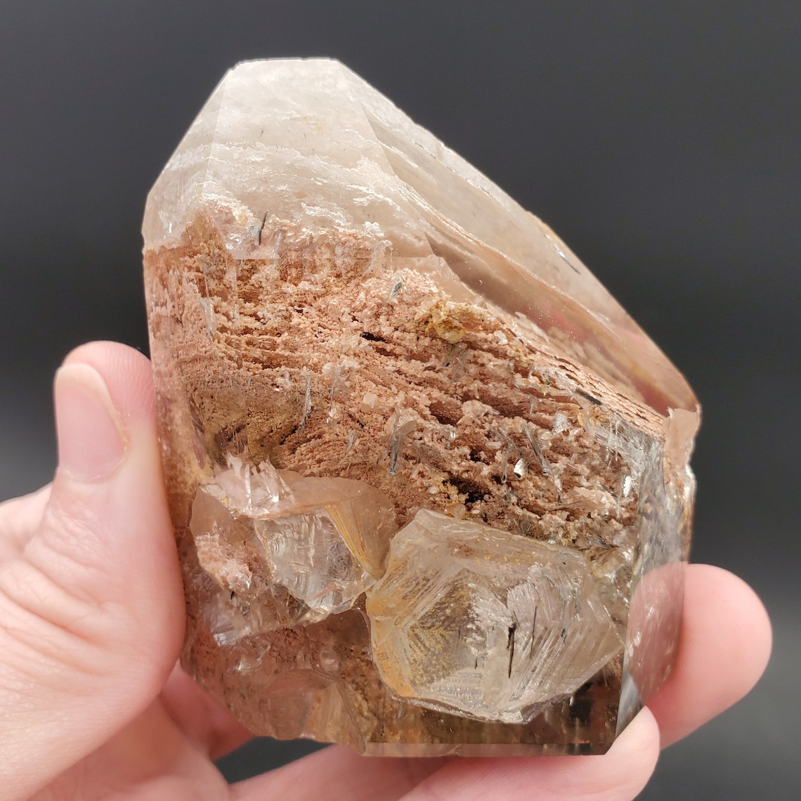 Polished Lodalite Quartz Crystal Phantom Quartz Tower Self - Etsy