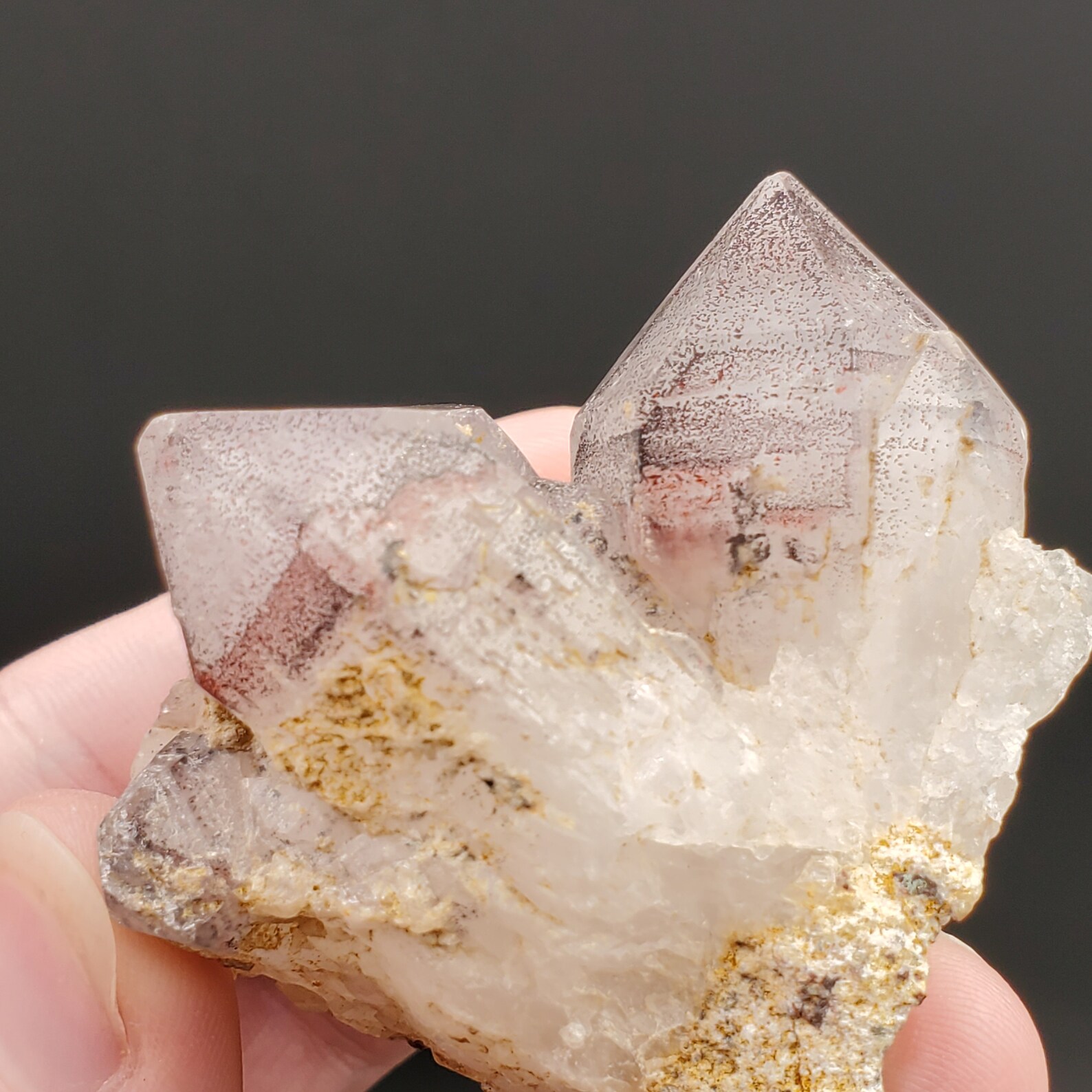 LARGE 85.9g Spotted Disco Fire Quartz Orire Quartz Cluster | Etsy