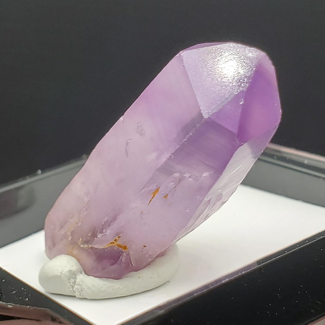 Phantom Amethyst Crystal From Tutu Cliffs, Nigeria, Comes With Display ...