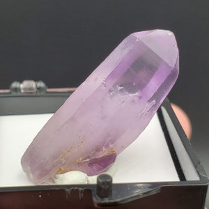 Phantom Amethyst Crystal From Tutu Cliffs, Nigeria, Comes With Display ...
