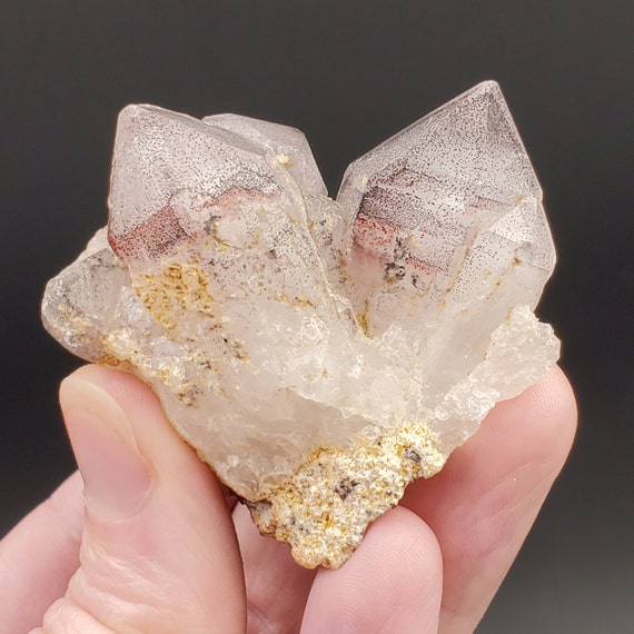 LARGE 85.9g Spotted Disco Fire Quartz Orire Quartz Cluster | Etsy