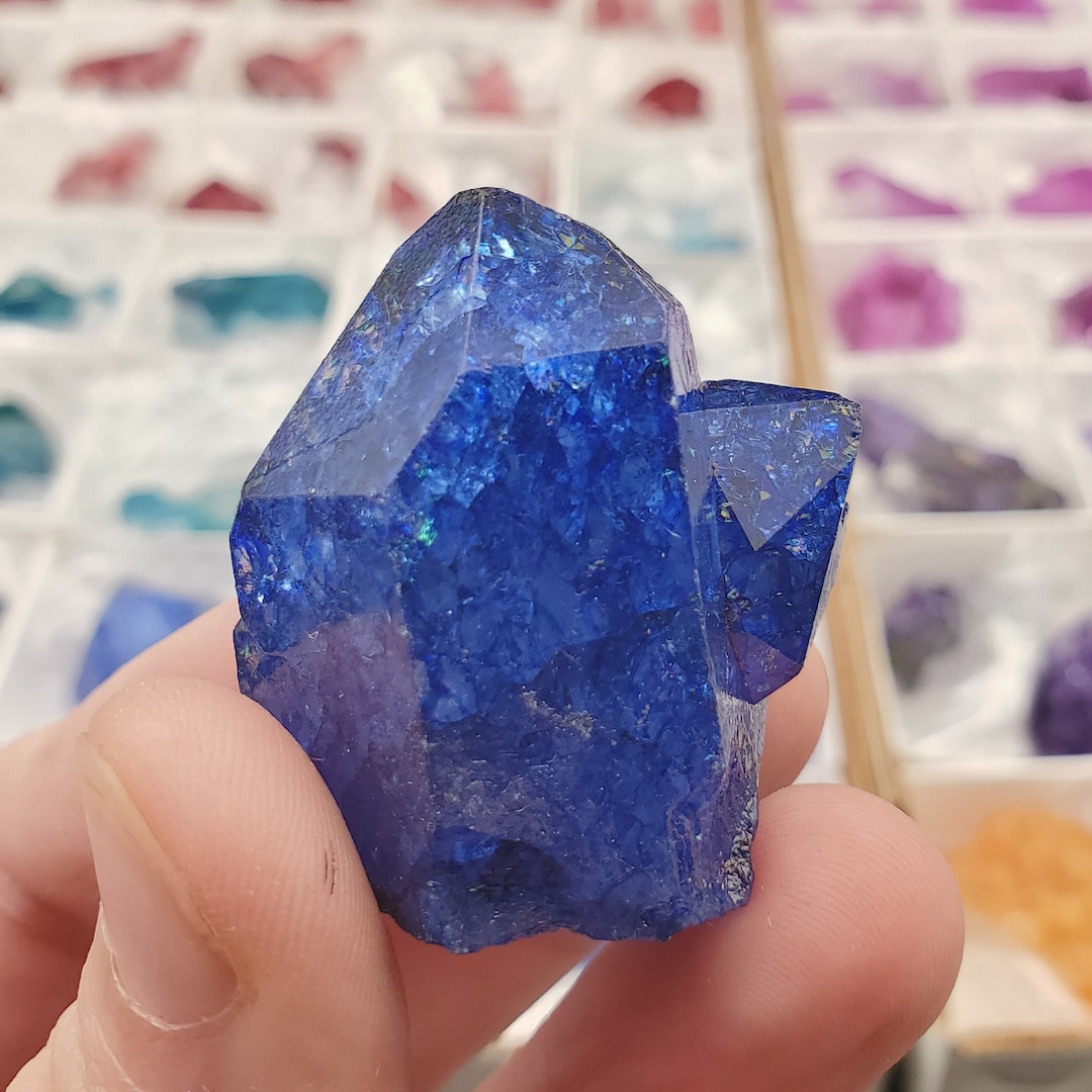 Dyed Quartz Crystal Clusters, RANDOM SELECTION - Etsy
