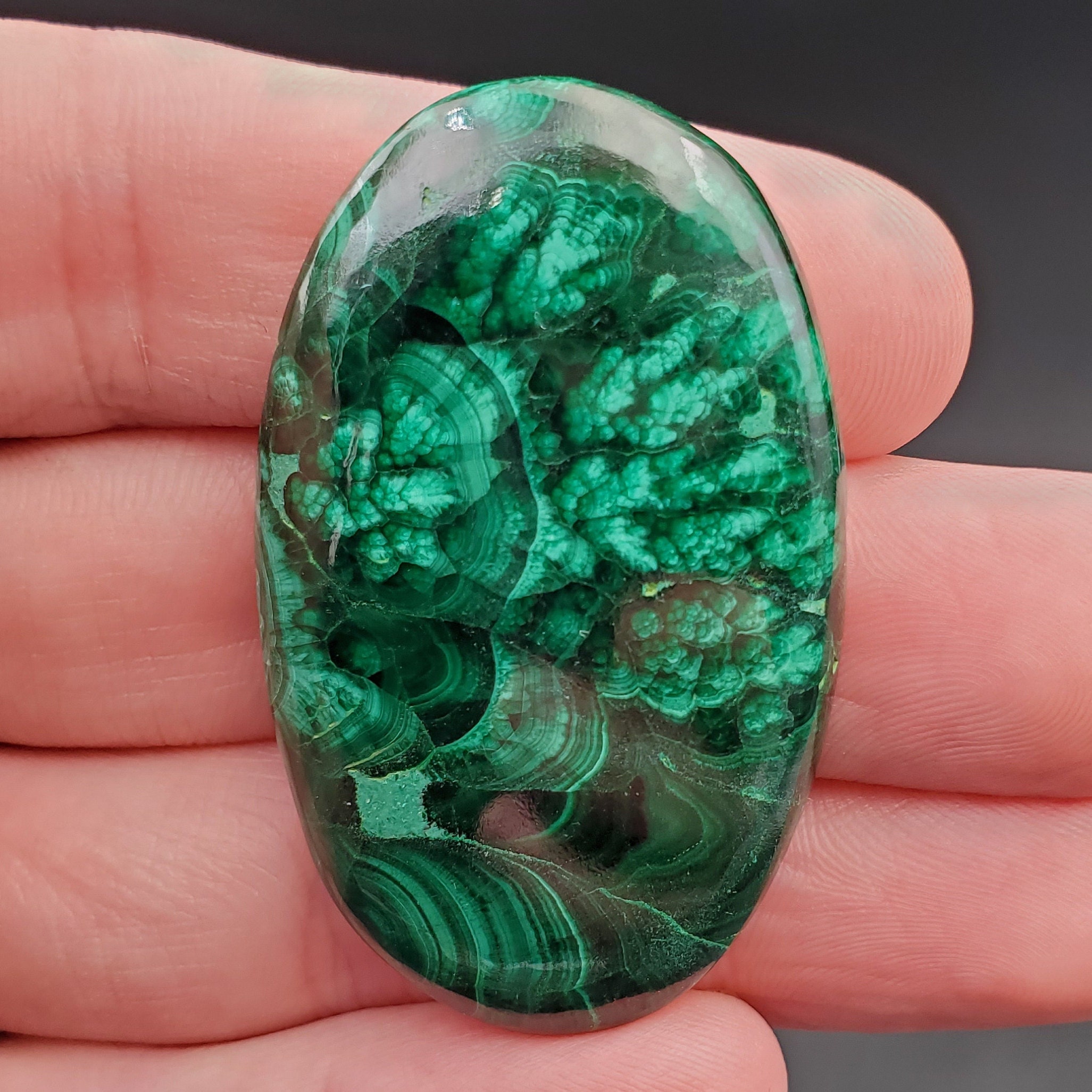 AAA Quality Malachite Cabochon Oval 49-58mm in length YOU | Etsy