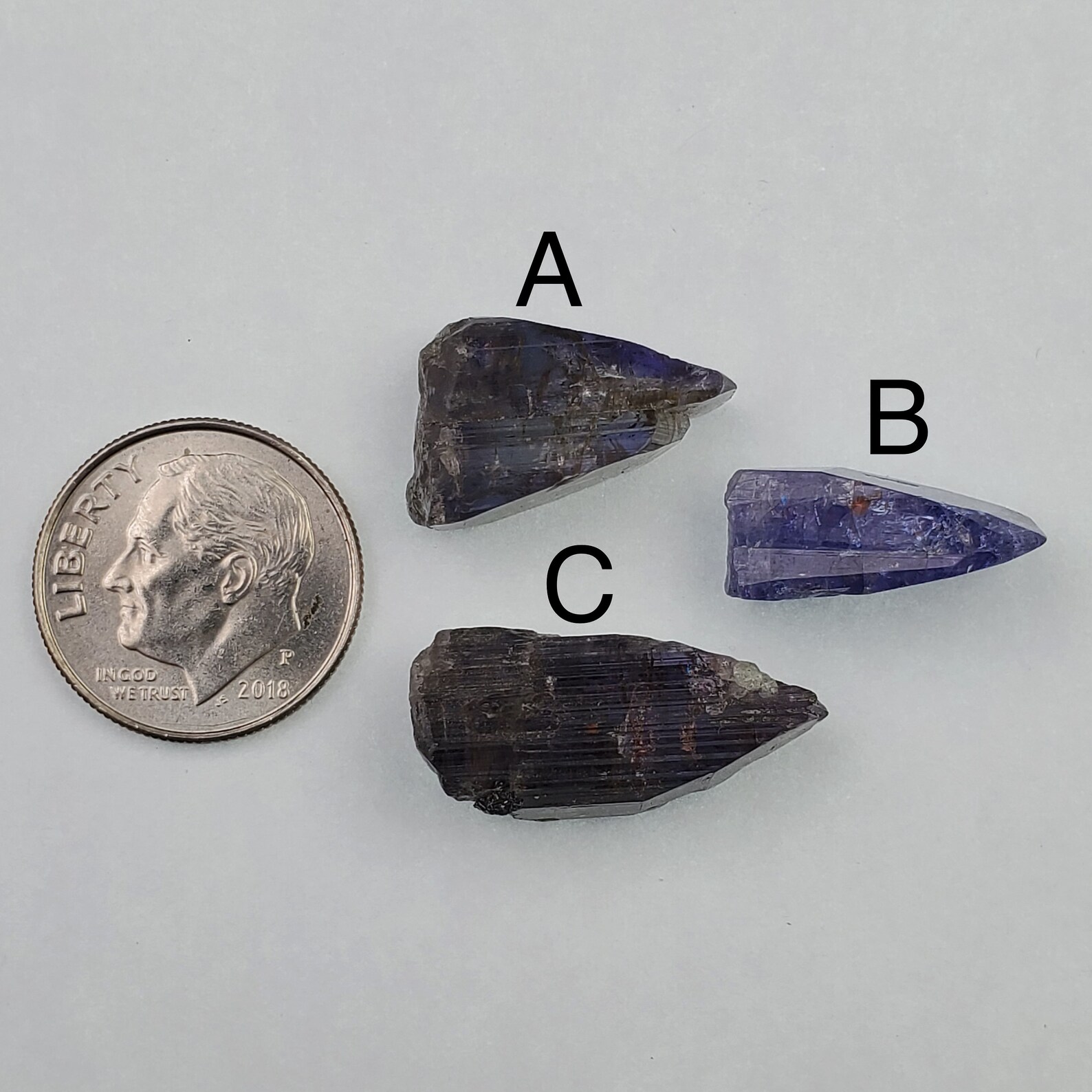 Tanzanite Crystal From Arusha Tanzania Gemmy and Terminated - Etsy