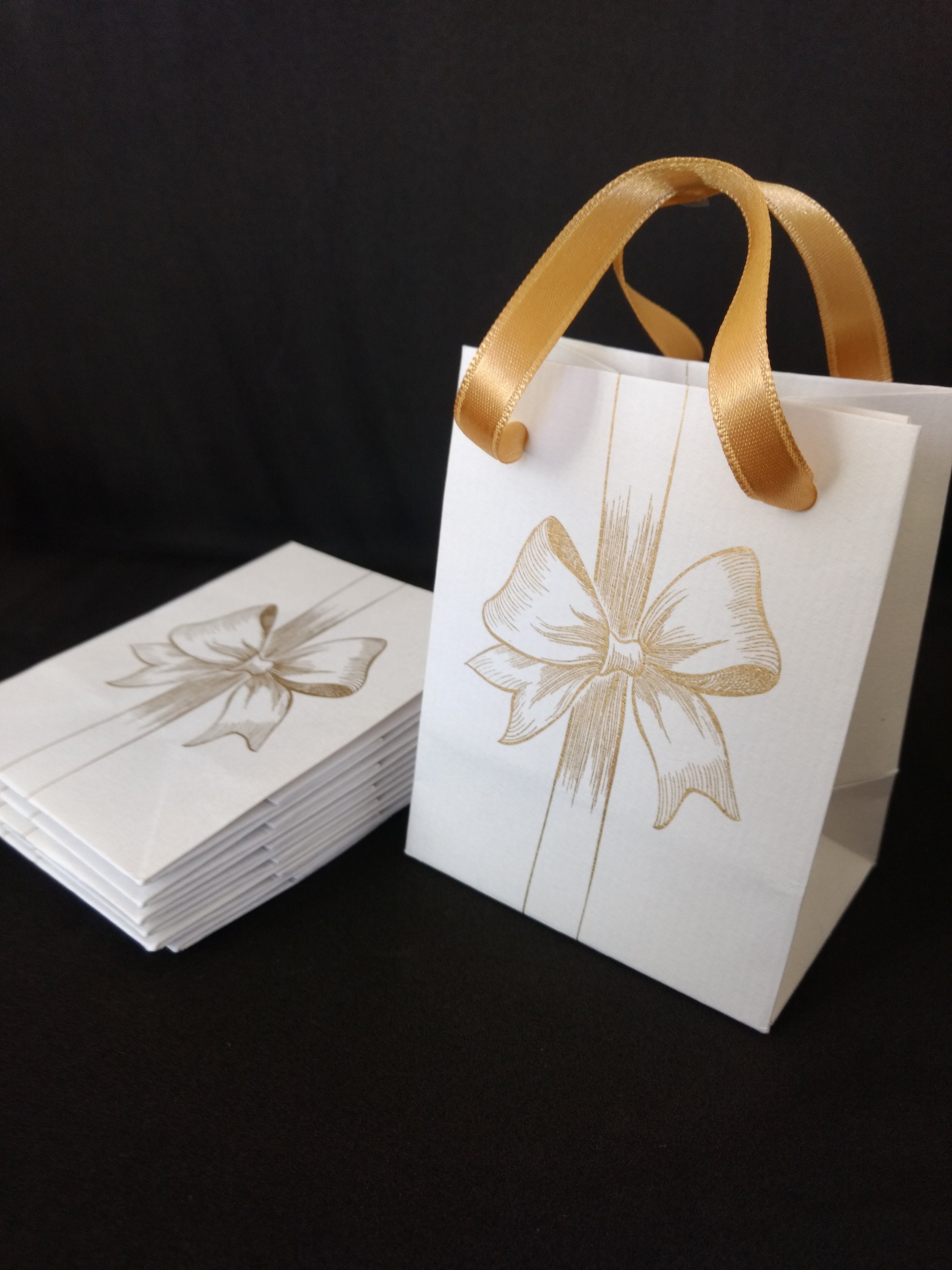 Extra Small Luxury Handmade Paper Gift Bags BAGS 10pc. - Etsy