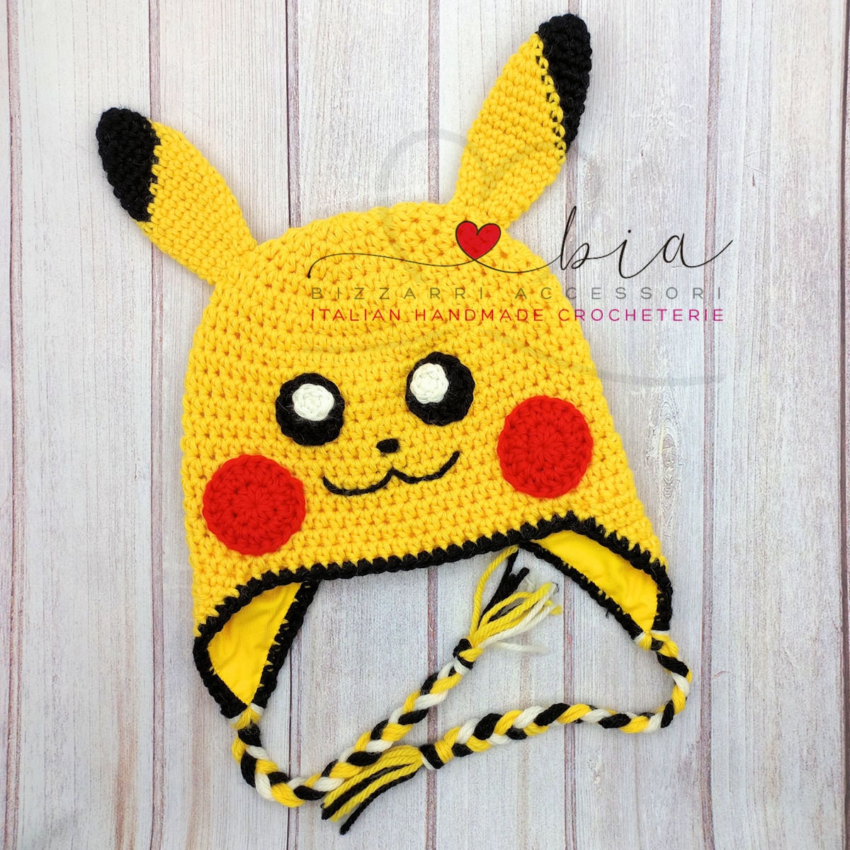 Cappello Pikachu All'uncinetto - Neonati, Bambini, Adulti - Etsy UK