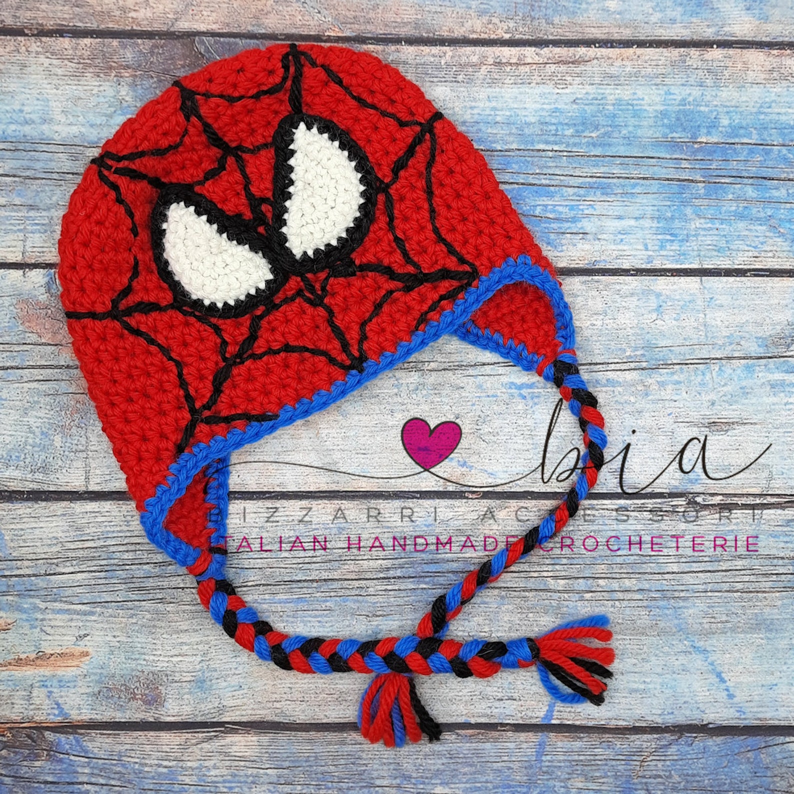 Spiderman Crochet Hat - Newborn, Toddler, Child, Adult - Etsy