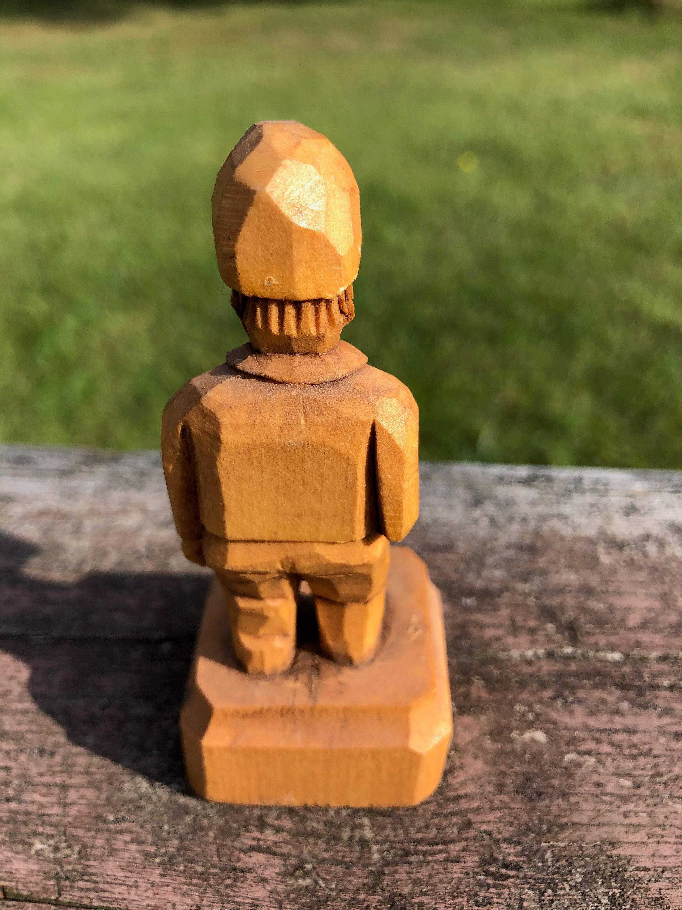 Vintage Canadian Wooden Folk Art Carving by Quebec Artist - Etsy