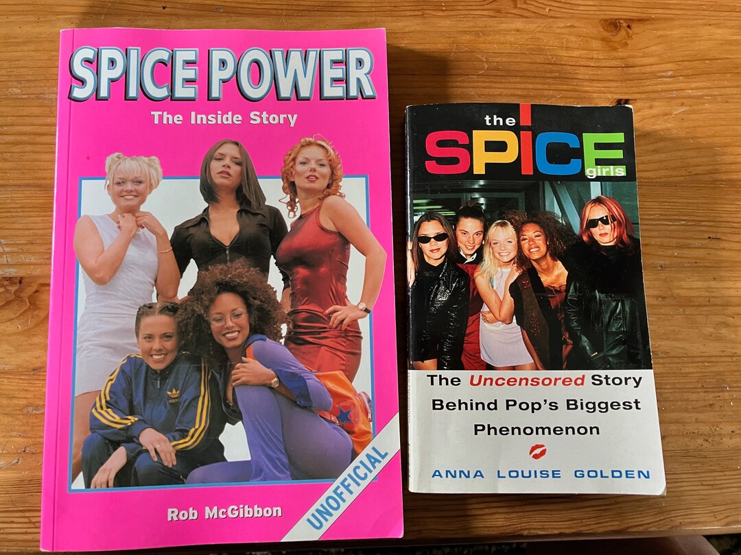 Spice Girls Book Set Two Vintage Paperback Books - Etsy