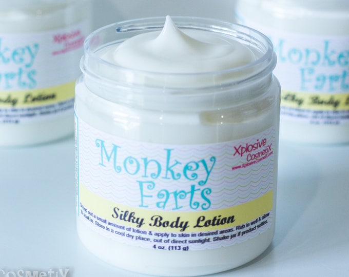 Monkey Farts Silky Body Lotion - Silk Lotion, Body Cream, Shea Butter ...