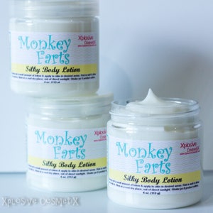 Monkey Farts Silky Body Lotion - Silk Lotion, Body Cream, Shea Butter ...