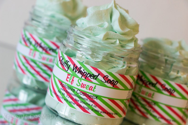 Fluffy Whipped Soap Elf Sweat Soaps Vegan Friendly - Etsy