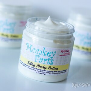 Monkey Farts Silky Body Lotion - Silk Lotion, Body Cream, Shea Butter ...
